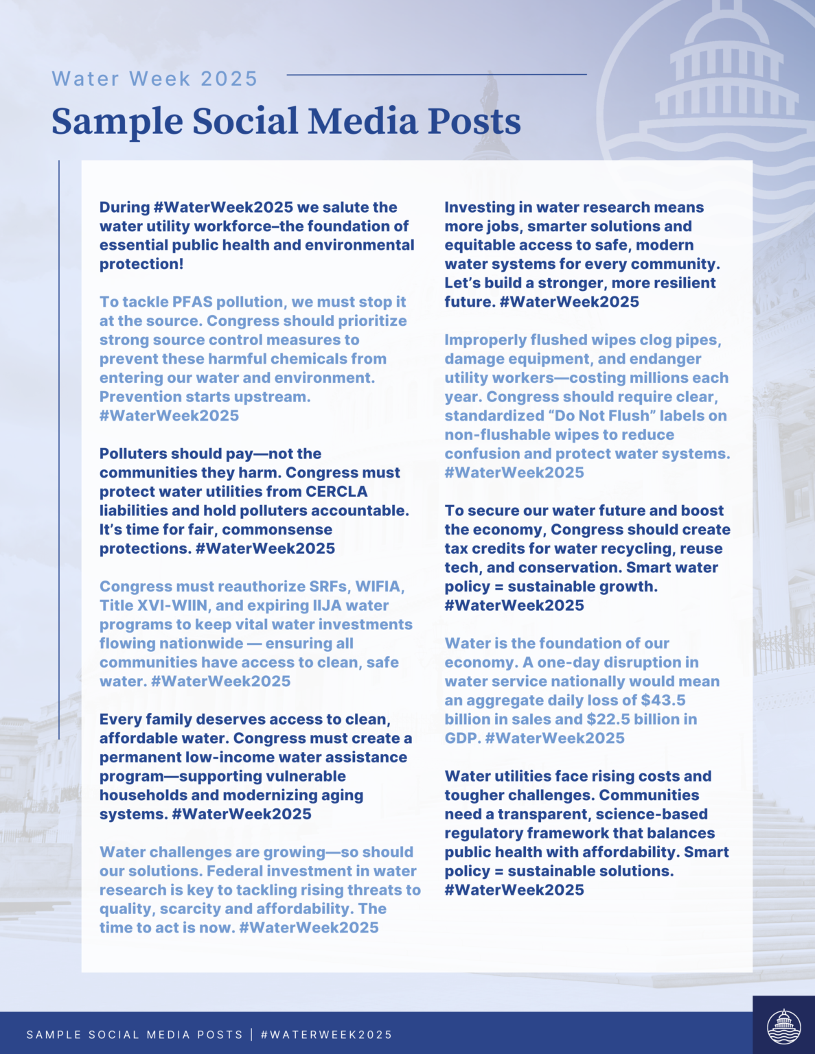 Water Week – Elevating Clean Water